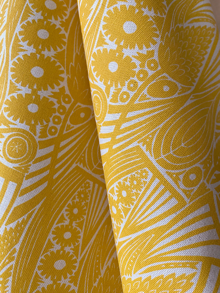 Meadow Grass Tea Towel - Corn Gold | Angie Lewin | St. Jude's Prints