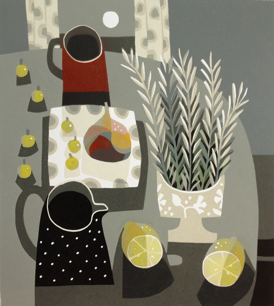 Lemon and Spotted Jug | Jane Walker | St. Jude's Prints