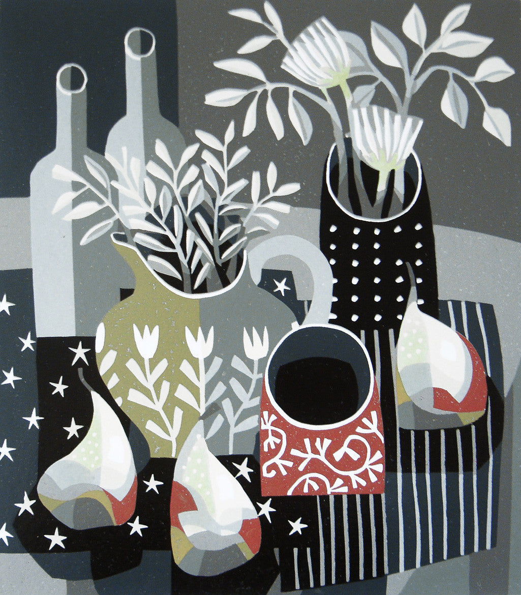 Pears and Spotted Vase | Jane Walker | St. Jude's Prints