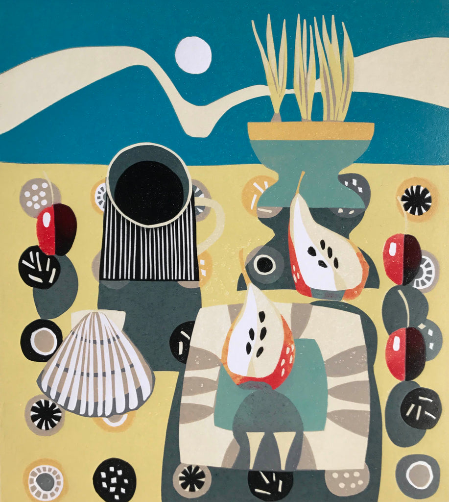 Shell and Striped Mug | Jane Walker | St. Jude's Prints